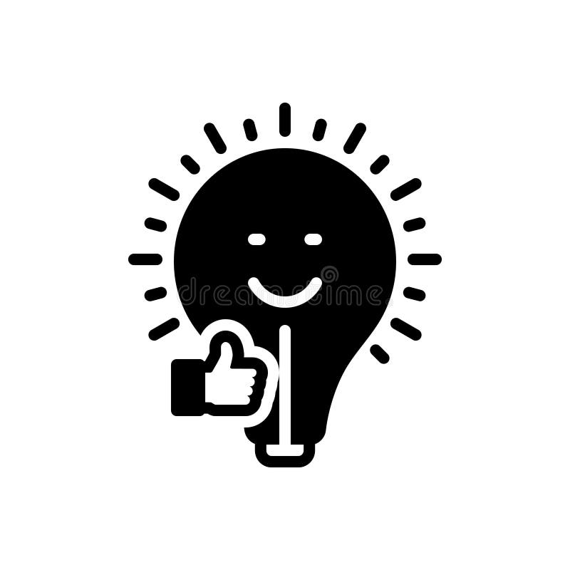 Black Solid Icon for Affect, Have an Effect on and Impress Stock Vector ...