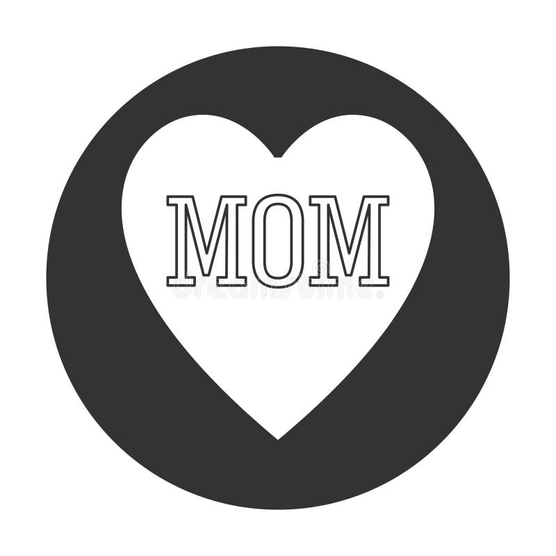 Icon of affection symbol stock illustration. Illustration of icon ...