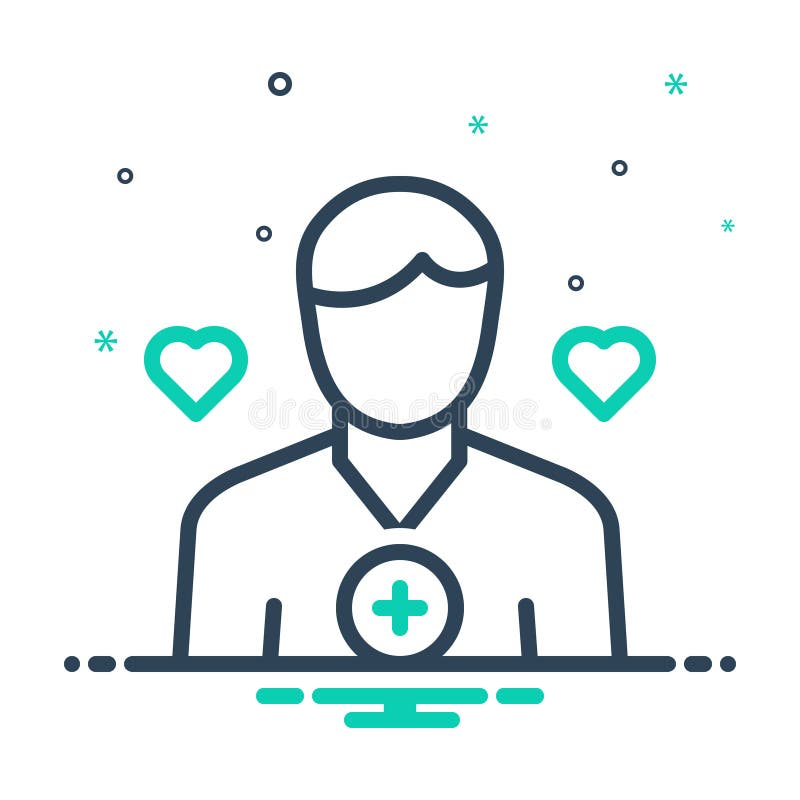 Mix Icon for Aide, Assistant and Deputy Stock Vector - Illustration of ...