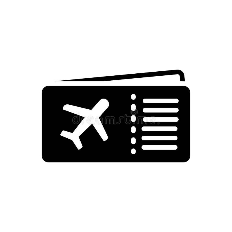 Airfare Ticket Icon, Cartoon Style Stock Vector - Illustration of ...