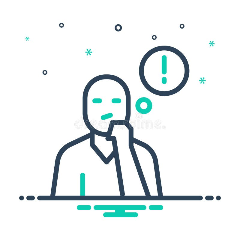 Mix Icon for Alleged, Purported and so Called Stock Vector ...