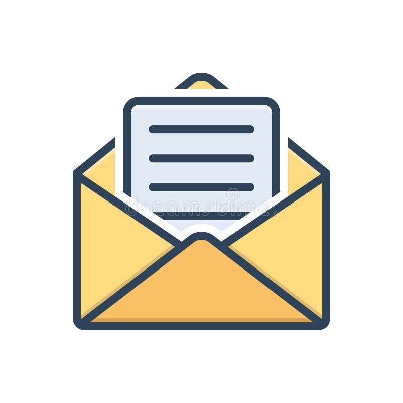 Color Illustration Icon for Already, Beforehand and Message Stock ...