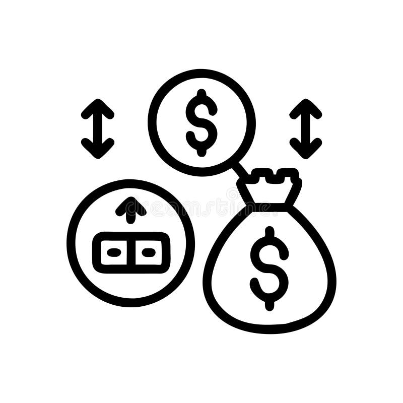 Icon for Analyzing Income Streams Stock Vector - Illustration of ...