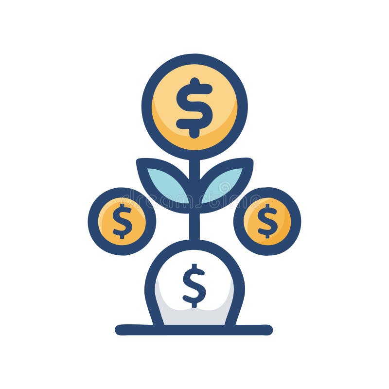 Icon for Analyzing Investment Fund Performance Stock Vector ...