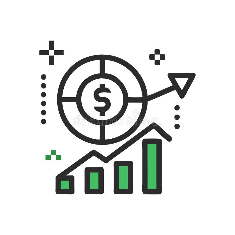 Icon for Analyzing Market Competitiveness Stock Vector - Illustration ...