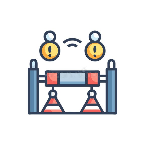 Icon for Analyzing Market Entry Barriers Stock Vector - Illustration of ...