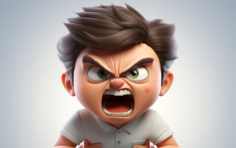 Child Anger Management Stock Illustrations – 75 Child Anger Management ...