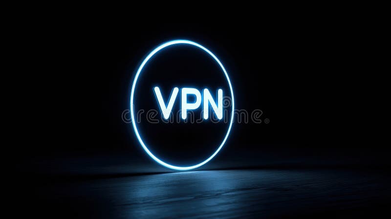 Icon for Anonymous Web Browsing on a Dark Background Featuring a VPN ...
