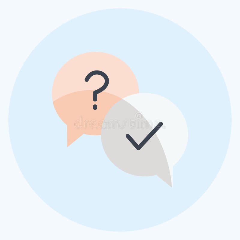 Icon Answer. Suitable for Feedback Symbol. Flat Style. Simple Design ...