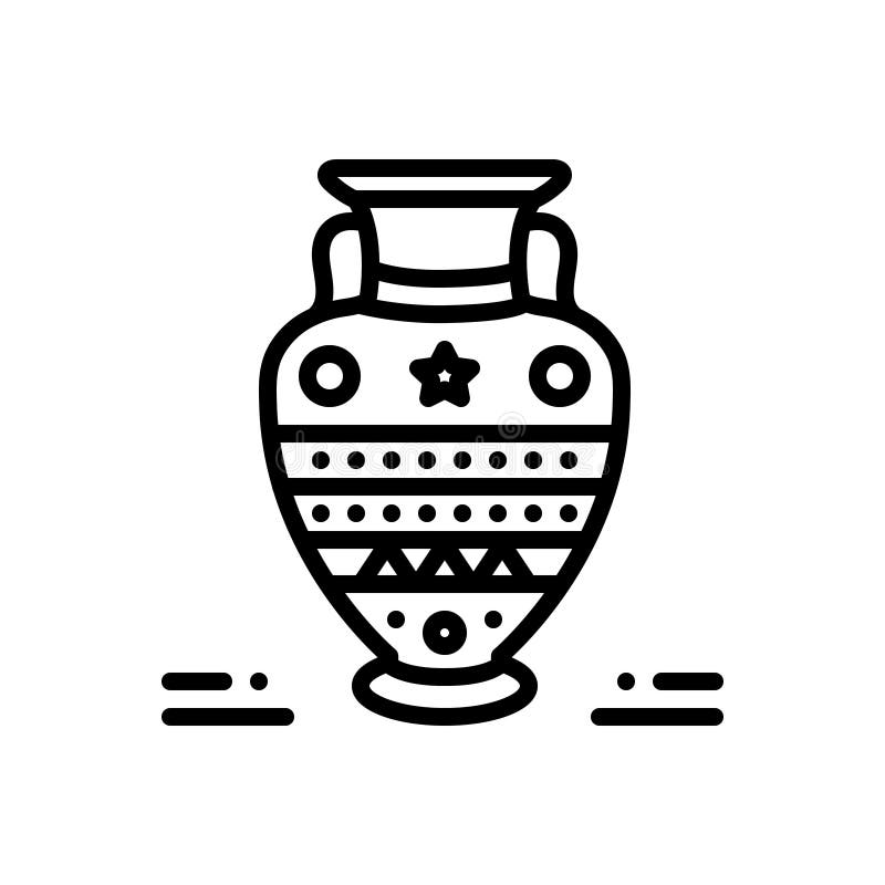 Antiquity Line Icons Collection. Artifacts, Ruins, Pompeii, Colosseum ...