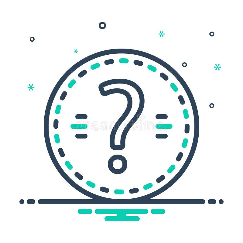 Mix Icon for Any, Some and Whatsoever Stock Illustration - Illustration ...