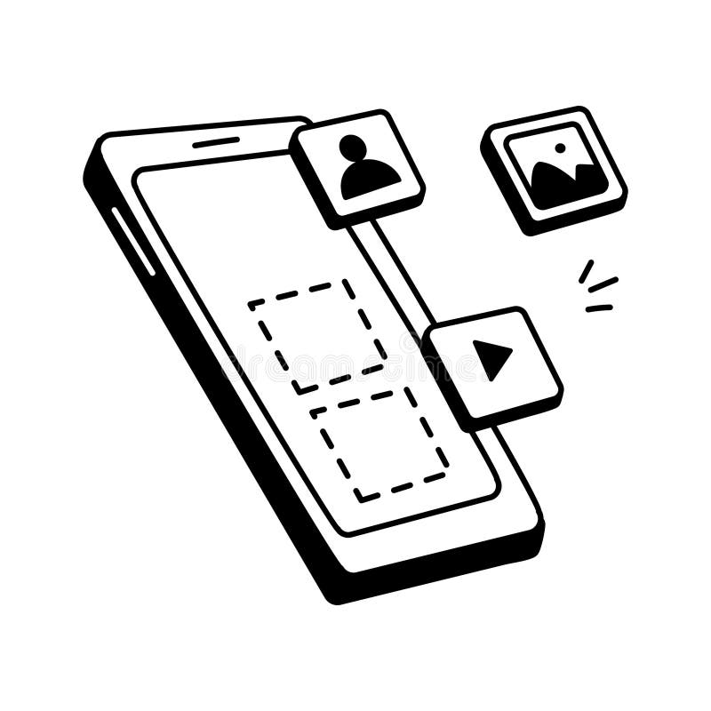 Icon for App Development Process with Design and Coding Elements Stock ...