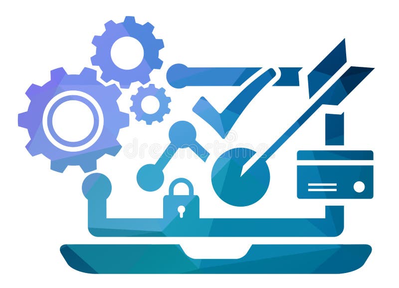 Web Application Development Process - Illustration Stock Illustration ...