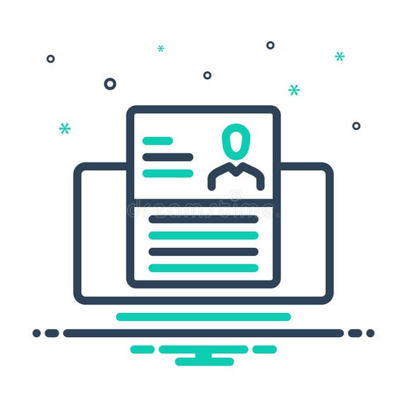 Mix Icon for Applying, Enforce and Embed Stock Vector - Illustration of ...