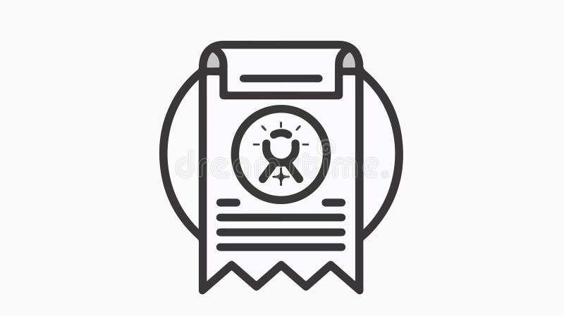 Professional Approved Document Icon for Assessment, Isolated on White ...