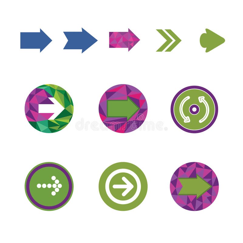 Icon arrow stock vector. Illustration of icon, ellipse - 40093432