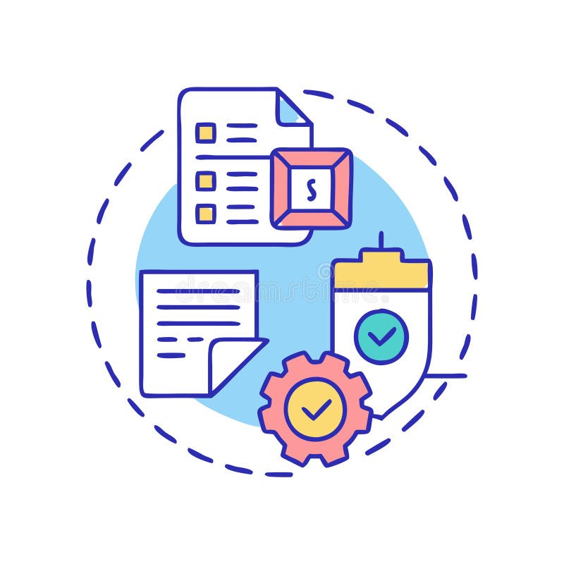 Icon for Assessing Regulatory Compliance Risks Stock Vector ...