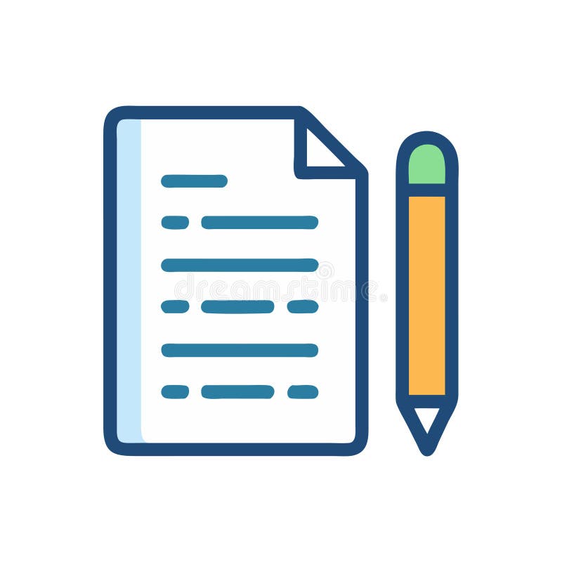 Icon for Assignment Completion Stock Vector - Illustration of design ...