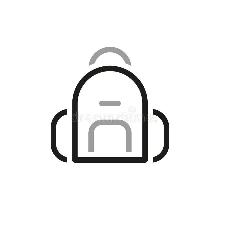 Icon Associated with Wealth. Backpack Icon. Vector Illustration Stock ...