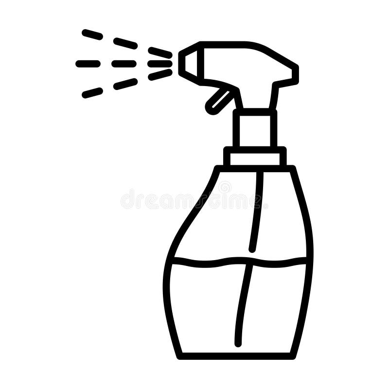 Icon with atomizer. stock vector. Illustration of laundry - 170011855