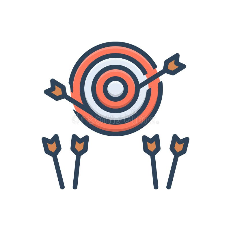 Color Illustration Icon for Attempted, Try and Strive Stock Vector ...