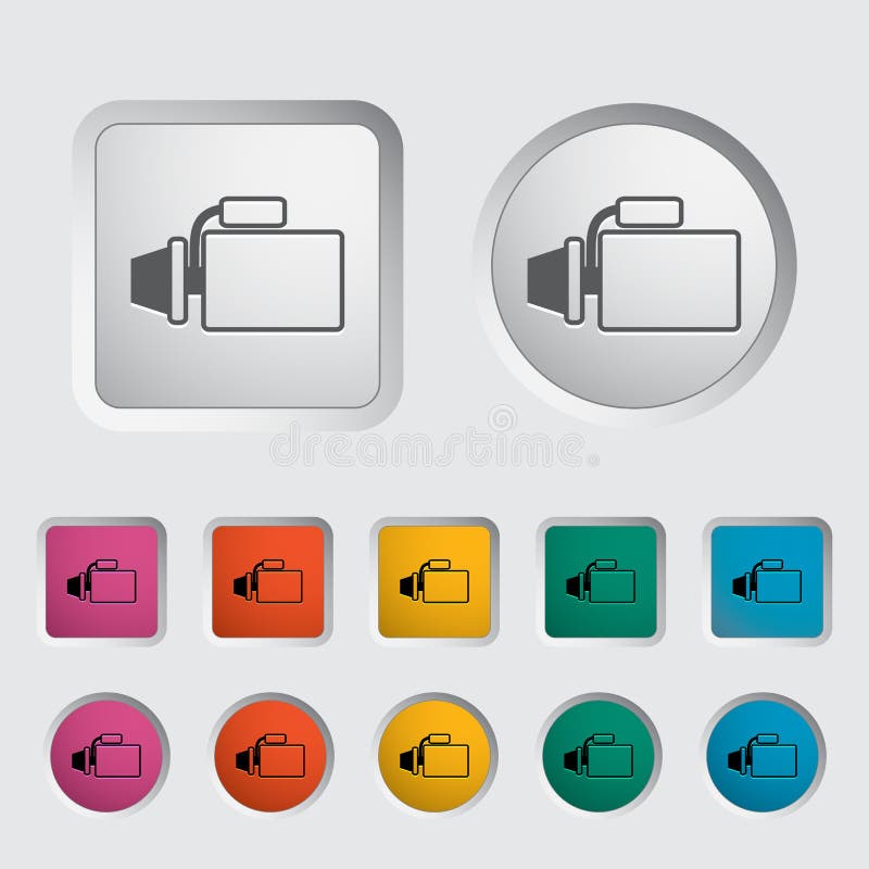 Icon automotive starter. stock vector. Illustration of vector - 90225572