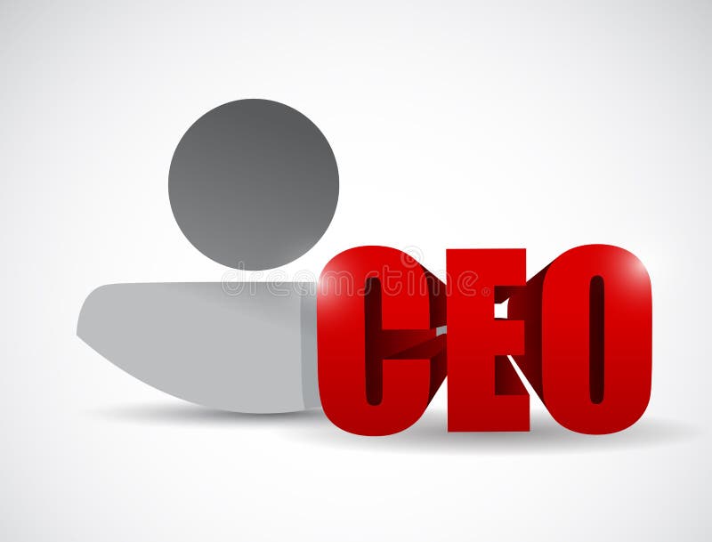 Icon Avatar and Ceo Sign Illustration Design Stock Illustration ...