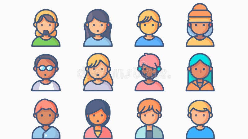 Avatar Icon for Identity: Modern, Trendy, Professional Profile Picture ...