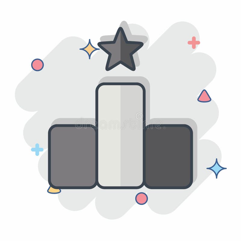 Icon Award 1. Related To Award Symbol. Comic Style. Simple Design ...
