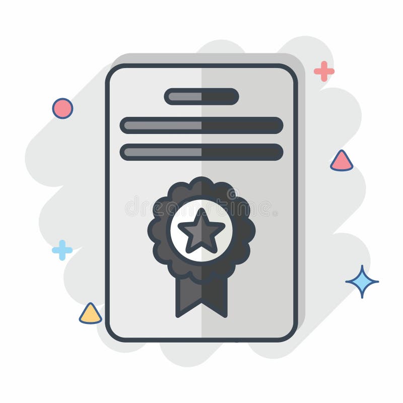 Icon Award 7. Related To Award Symbol. Comic Style. Simple Design ...
