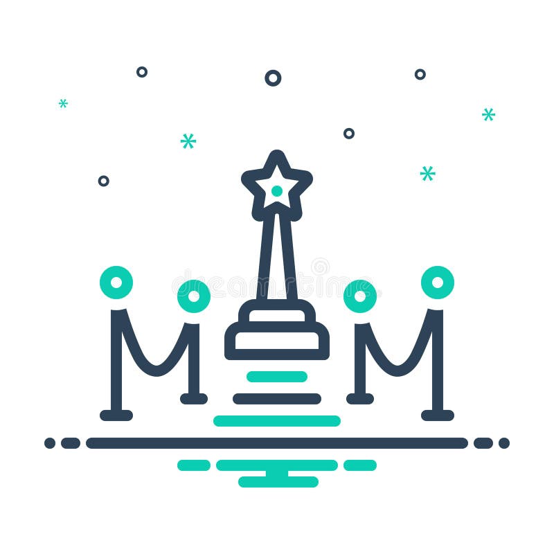 Mix Icon for Award, Trophy and Prize Stock Vector - Illustration of ...