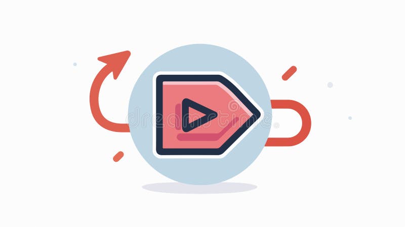 Professional Back Forward Icon for Multimedia Usage Stock Illustration ...