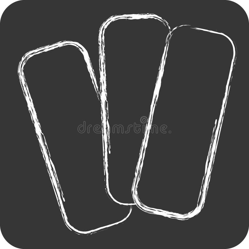 Icon Bacon. Related To Breakfast Symbol. Chalk Style. Simple Design ...