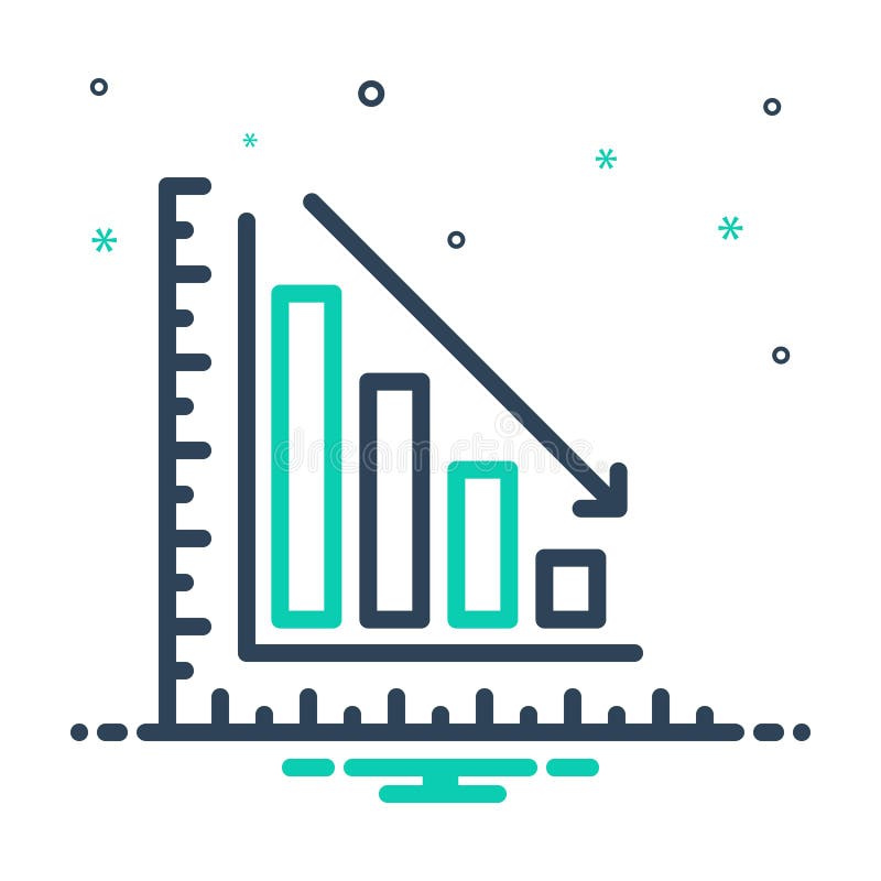 Negative Graph Icon Stock Illustrations – 2,423 Negative Graph Icon ...
