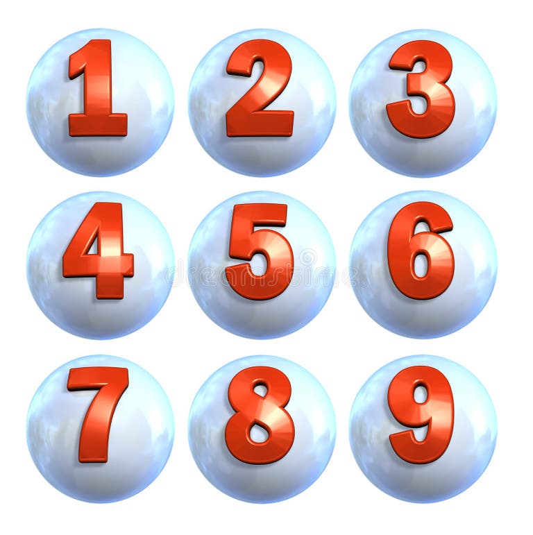 Icon Ball Numbers stock illustration. Illustration of information - 3678381