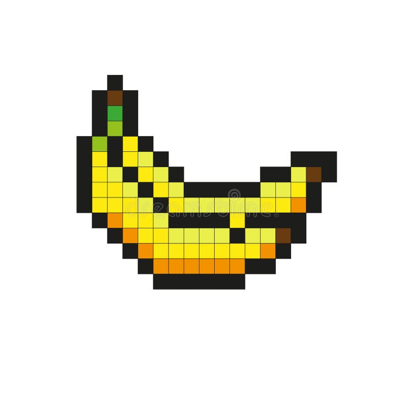 Pixel Bananas Stock Illustrations – 68 Pixel Bananas Stock ...