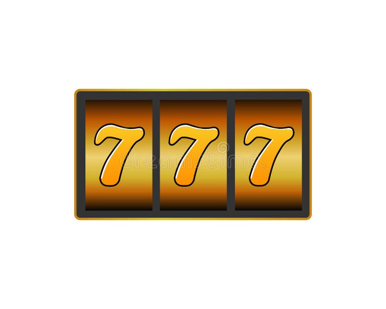 Icon Banner of Three Sevens. Vector Illustration Eps 10 Stock ...