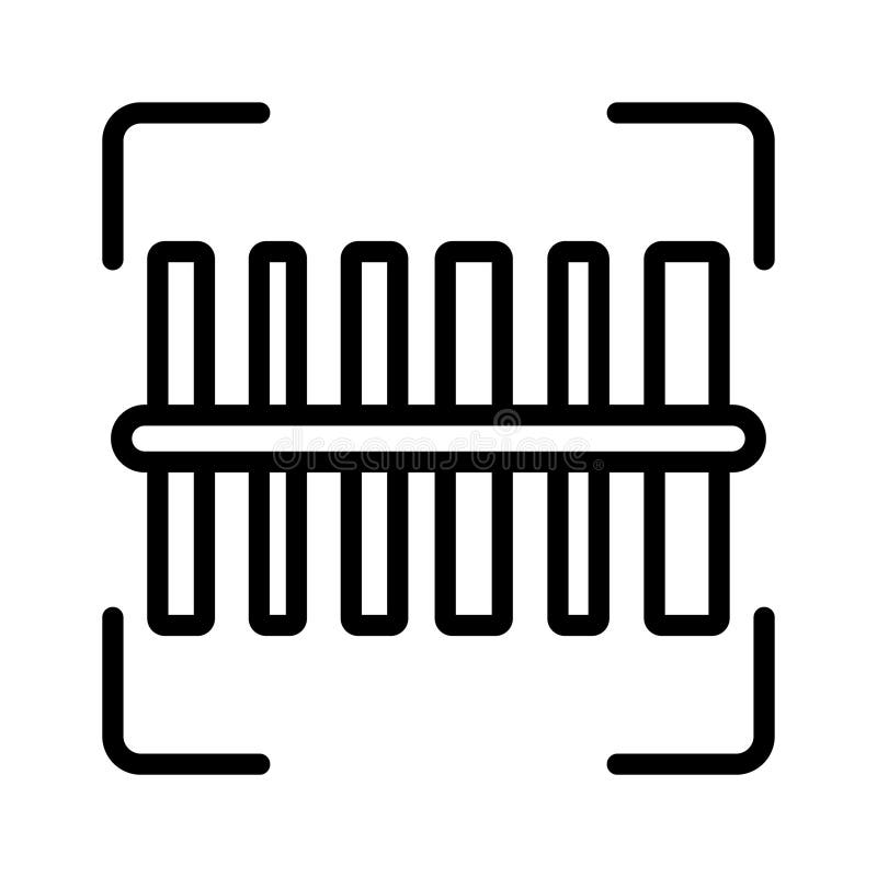 Icon of a Barcode Scanner for Product Identification Stock Vector ...