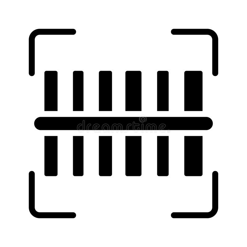 Icon of a Barcode Scanner for Product Identification Stock Vector ...