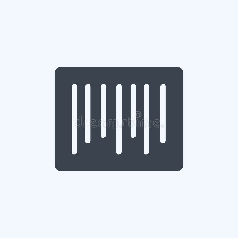 Icon Barcode. Suitable for Business Symbol. Glyph Style. Simple Design ...