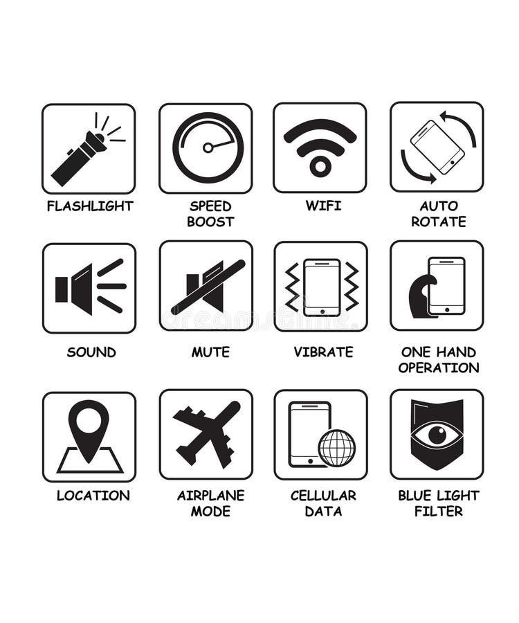 Icon basic stock vector. Illustration of business, phone - 93414030