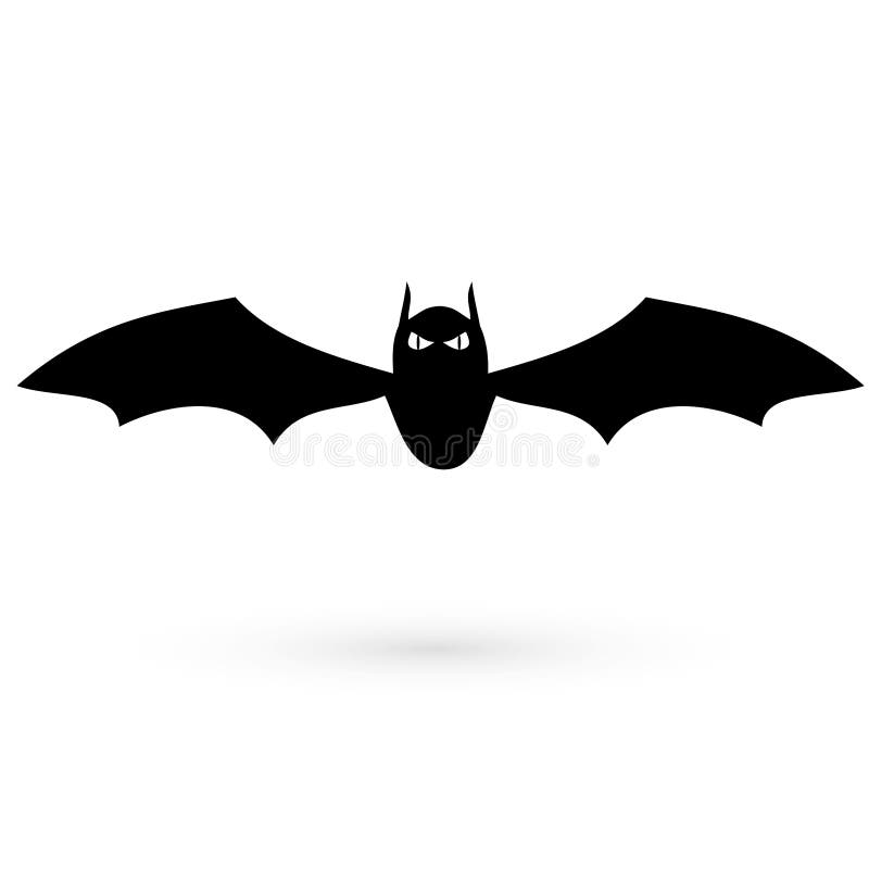 Icon Bat. Raster 1 1 stock illustration. Illustration of nature - 45512197