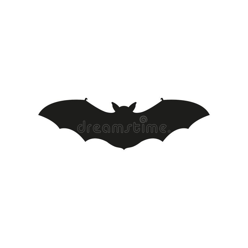 Icon of a Bat. Simple Vector Illustration Stock Vector - Illustration ...