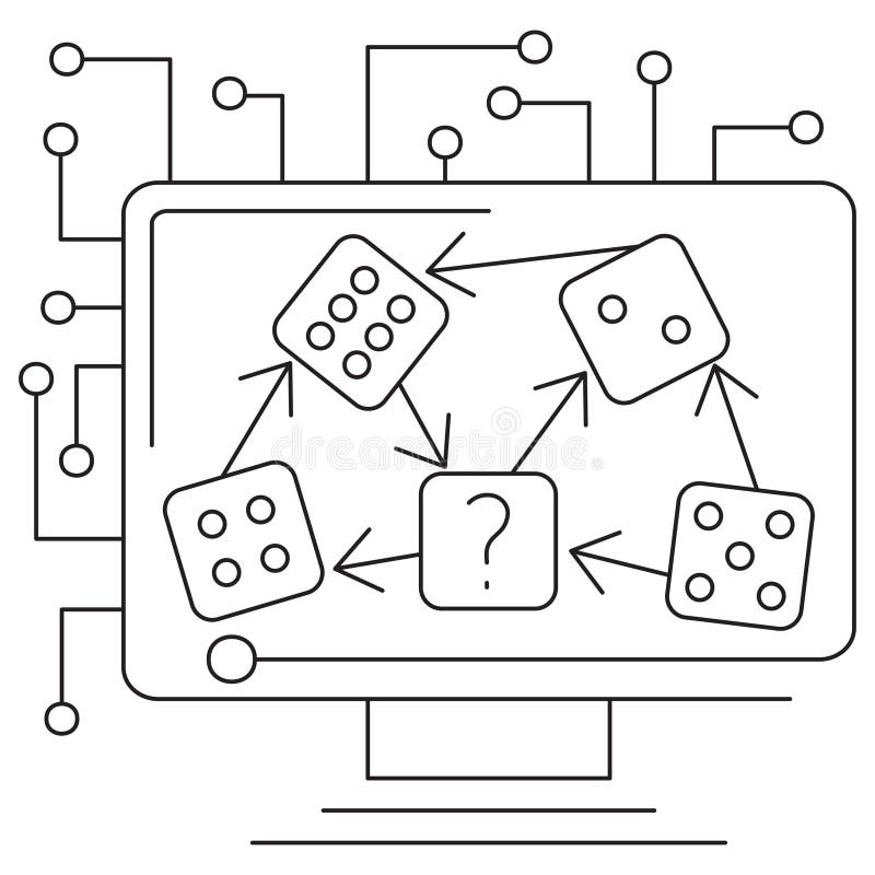 Icon of Bayesian Network in AI Stock Illustration - Illustration of ...