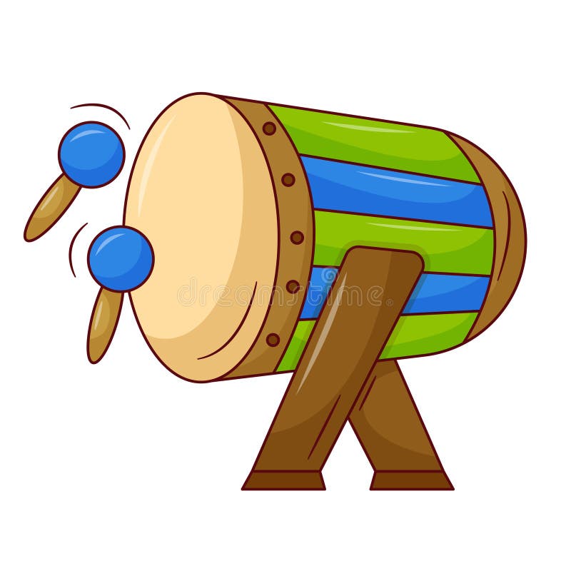 Icon of Bedug stock vector. Illustration of arabic, white - 306728994