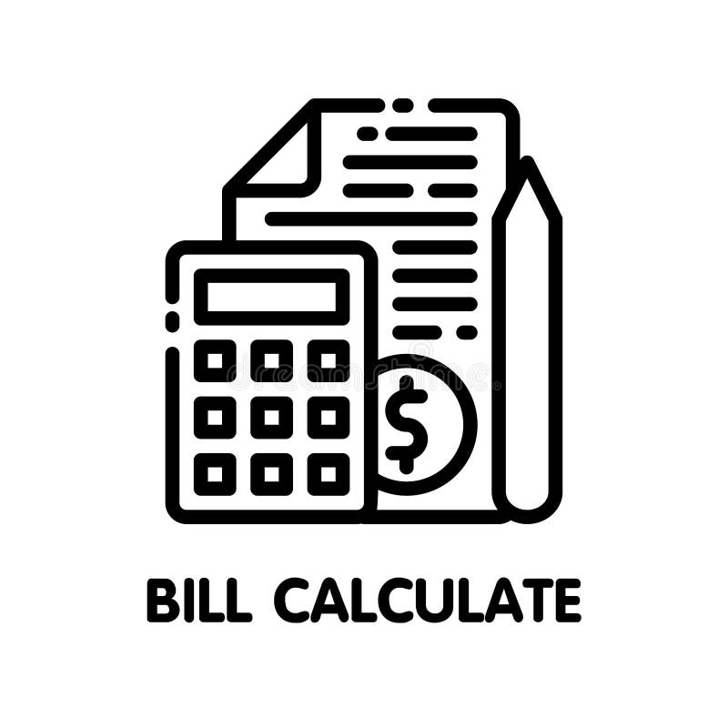 Calculate Bill Stock Illustrations – 4,783 Calculate Bill Stock ...