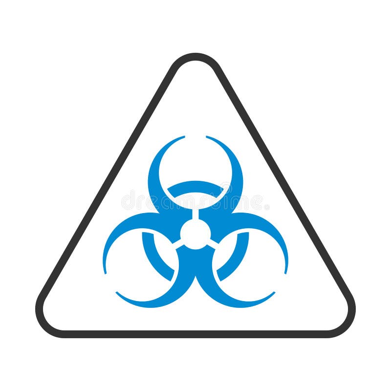Icon of Biohazard stock vector. Illustration of catexploration - 254492828