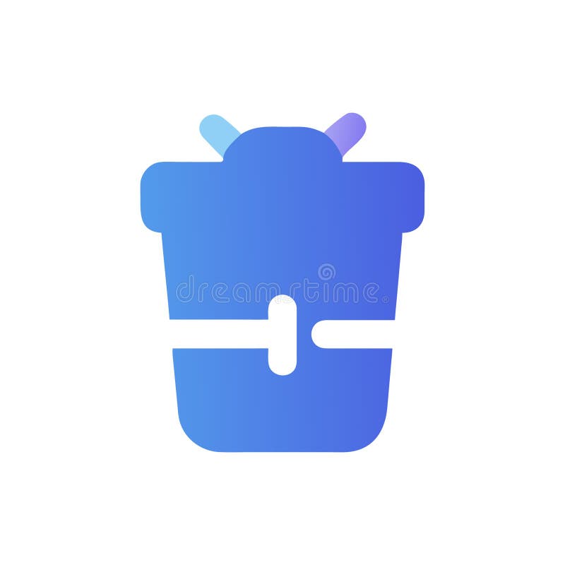 Icon of Bitbucket for Source Code Management Stock Photo - Illustration ...