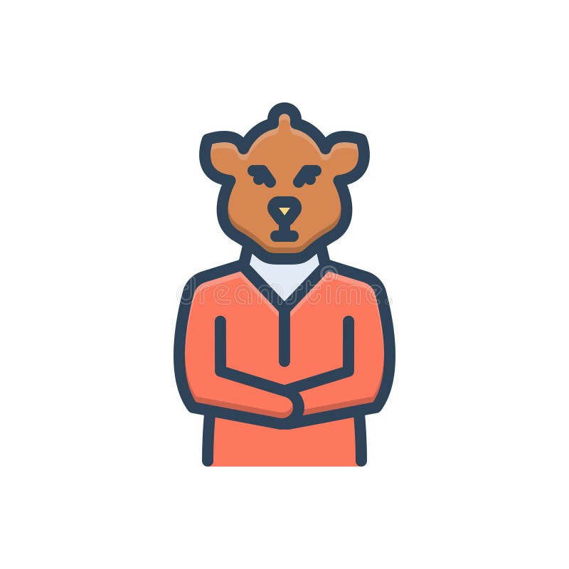 Color Illustration Icon for Bizarre, Weird and Pied Stock Vector ...