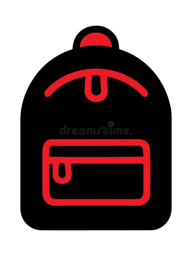 Backpack Icon Simple Sign Stock Illustrations – 5,178 Backpack Icon ...